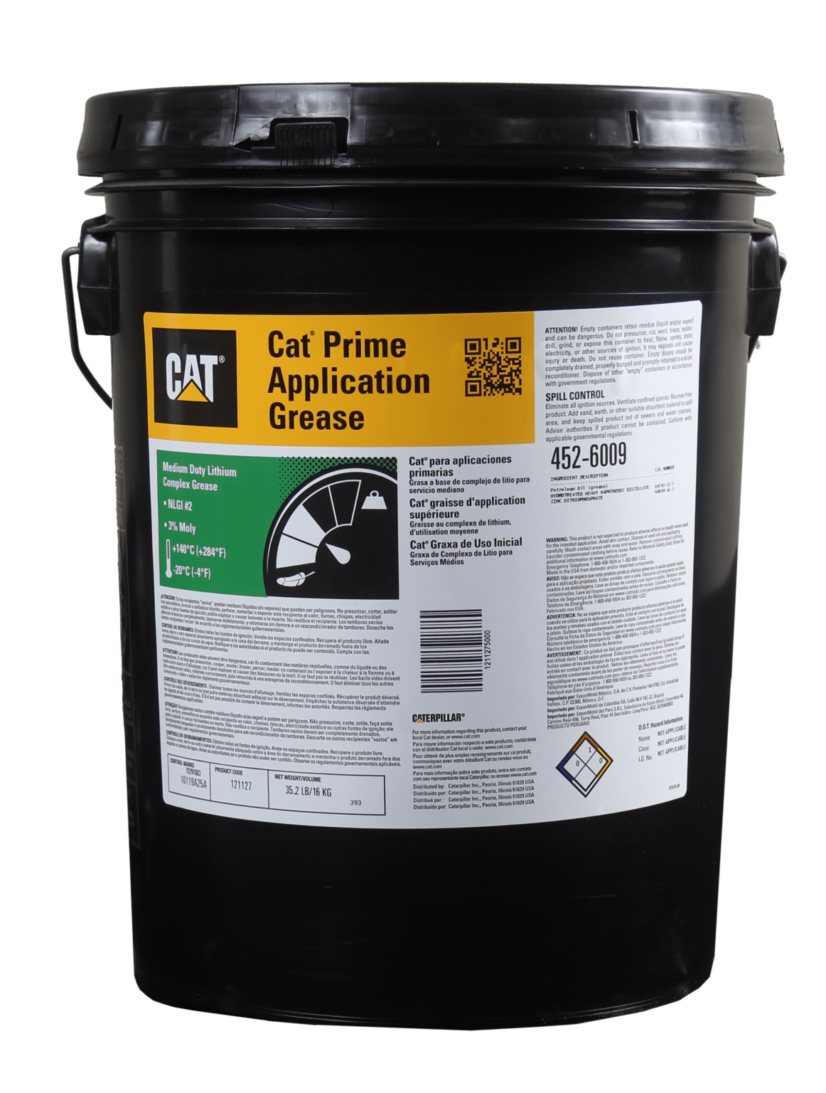Grasa Prime Application Cat (3% Molibdeno) - Shop | MiFlota.com