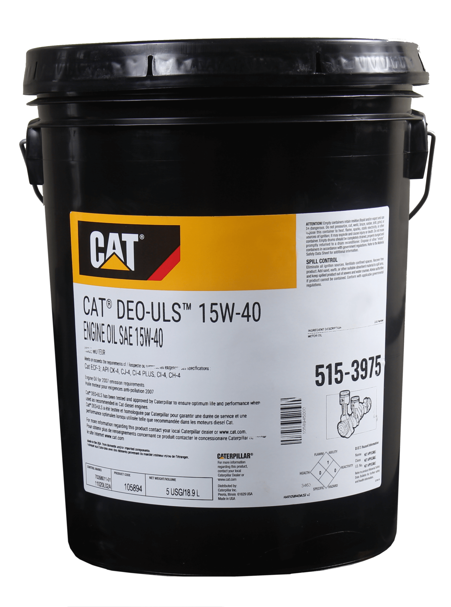 Aceites para Transmisión Cat TDTO 50W - Shop | MiFlota.com